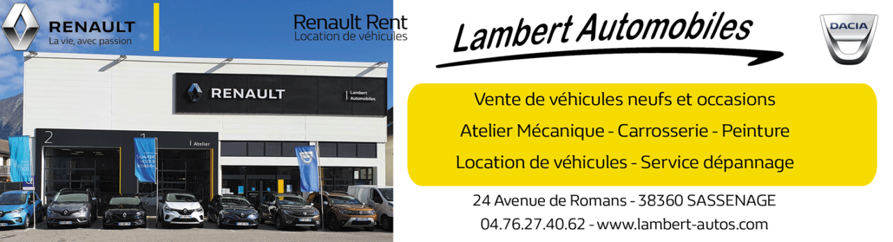 LAMBERT Automobiles | Votre agent Renault et Dacia à Sassenage
